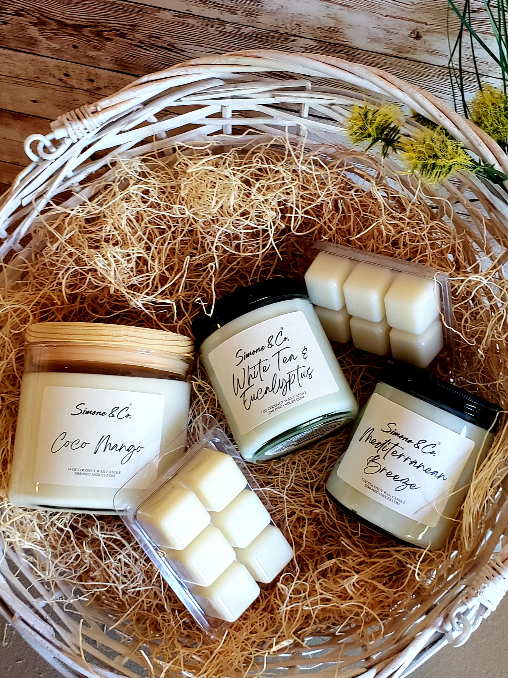 Simone and Company, coconut wax candles, simonecandles.com – Simone ...