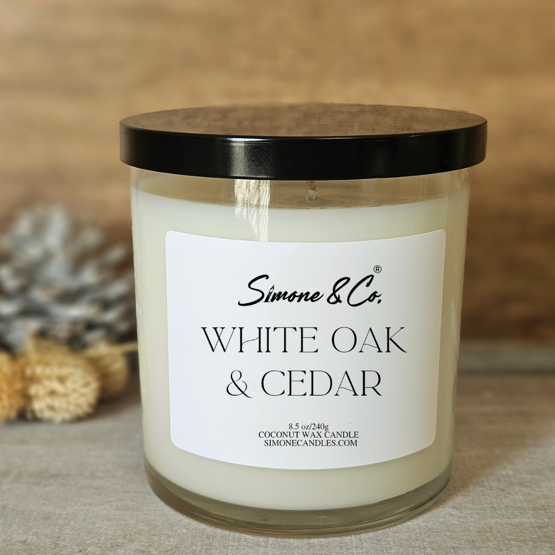 Simone & Company Cashmere & Suede Scented Candle